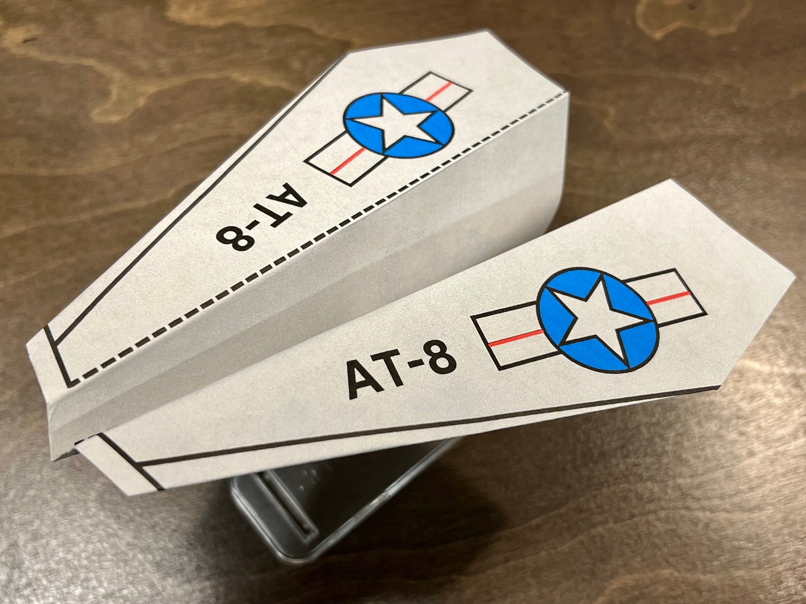 4 Paper Airplane Print and Fold Designs Coloring Activity With Detailed ...