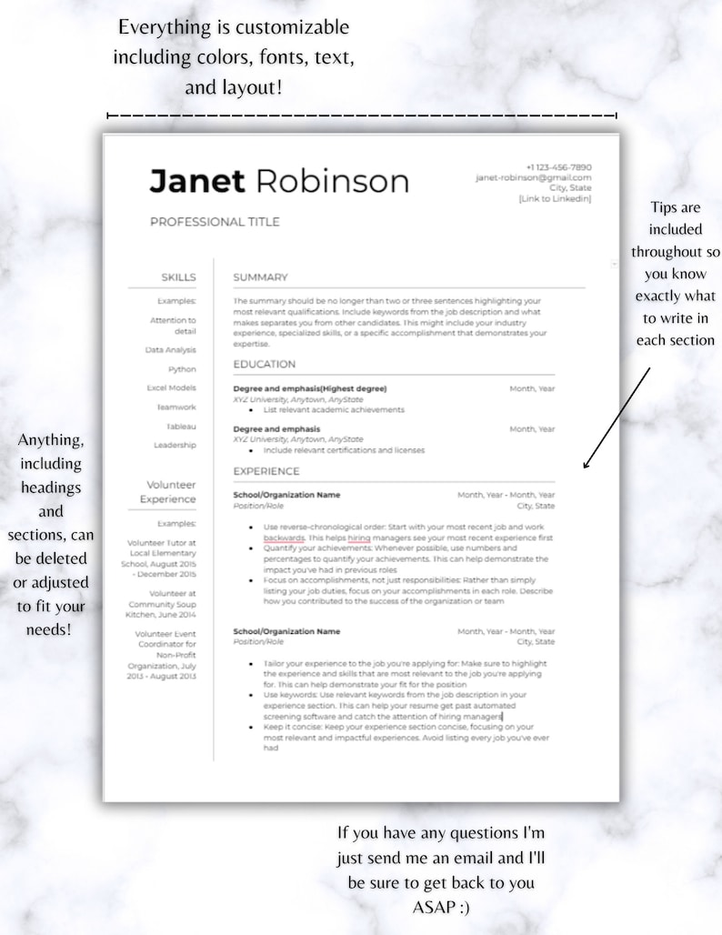 Google resume templates - pointsbatman