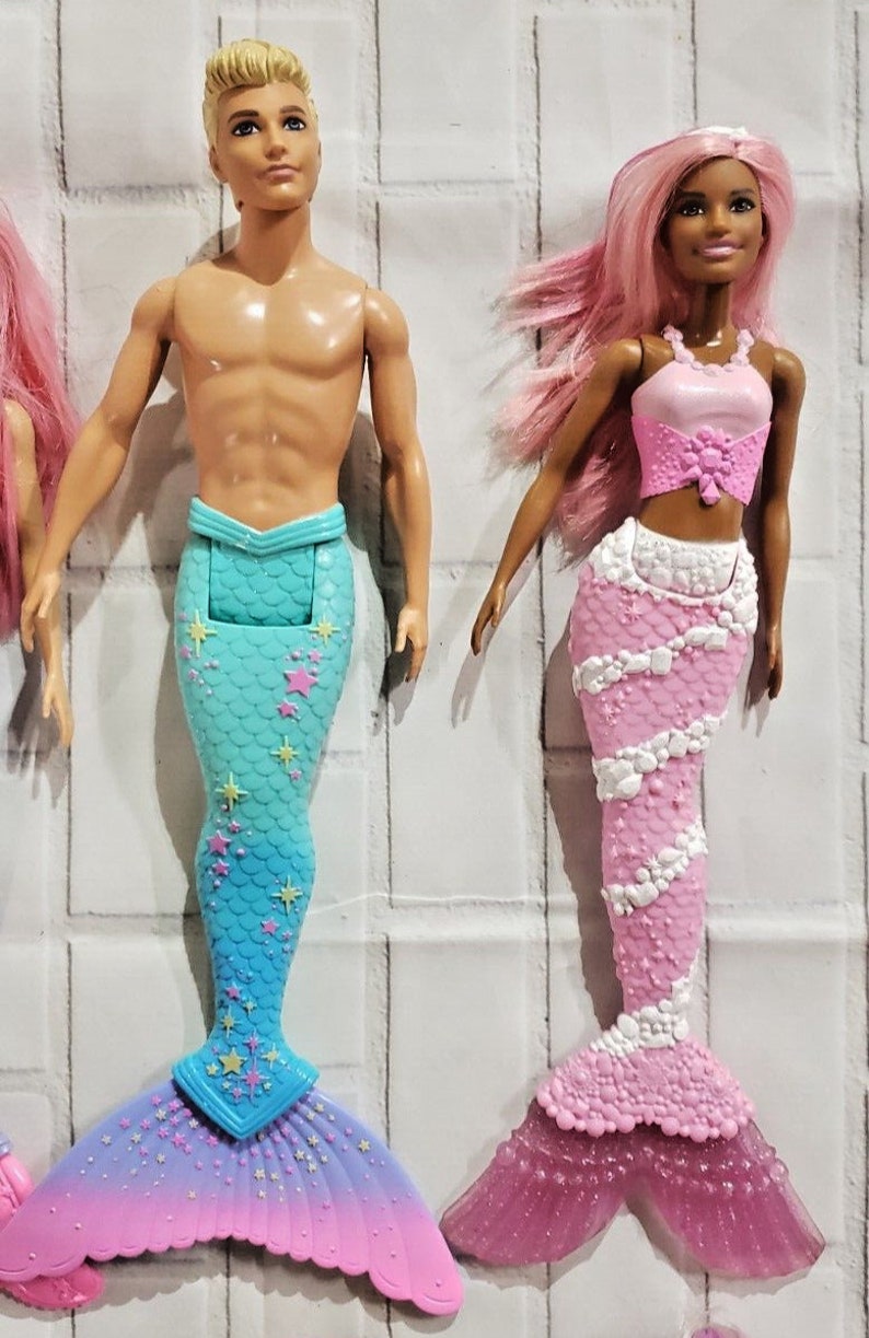 Lot 8 Barbie Doll Mermaid Merman Dreamtopia Fairytopia Color - Etsy