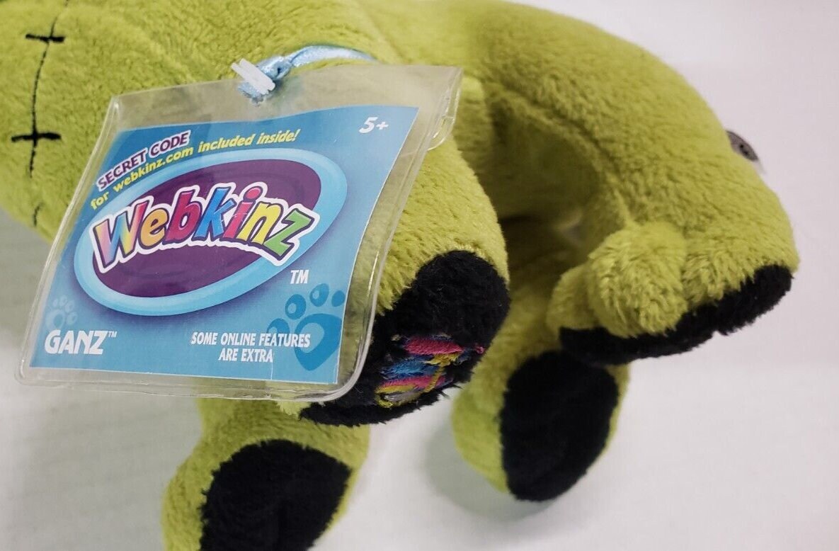 Webkinz Halloween Zombie Pup Green Plush Dog Excellent - Etsy