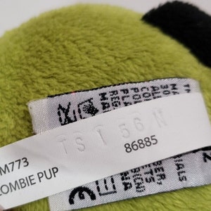 Webkinz Halloween Zombie Pup Green Plush Dog Excellent - Etsy