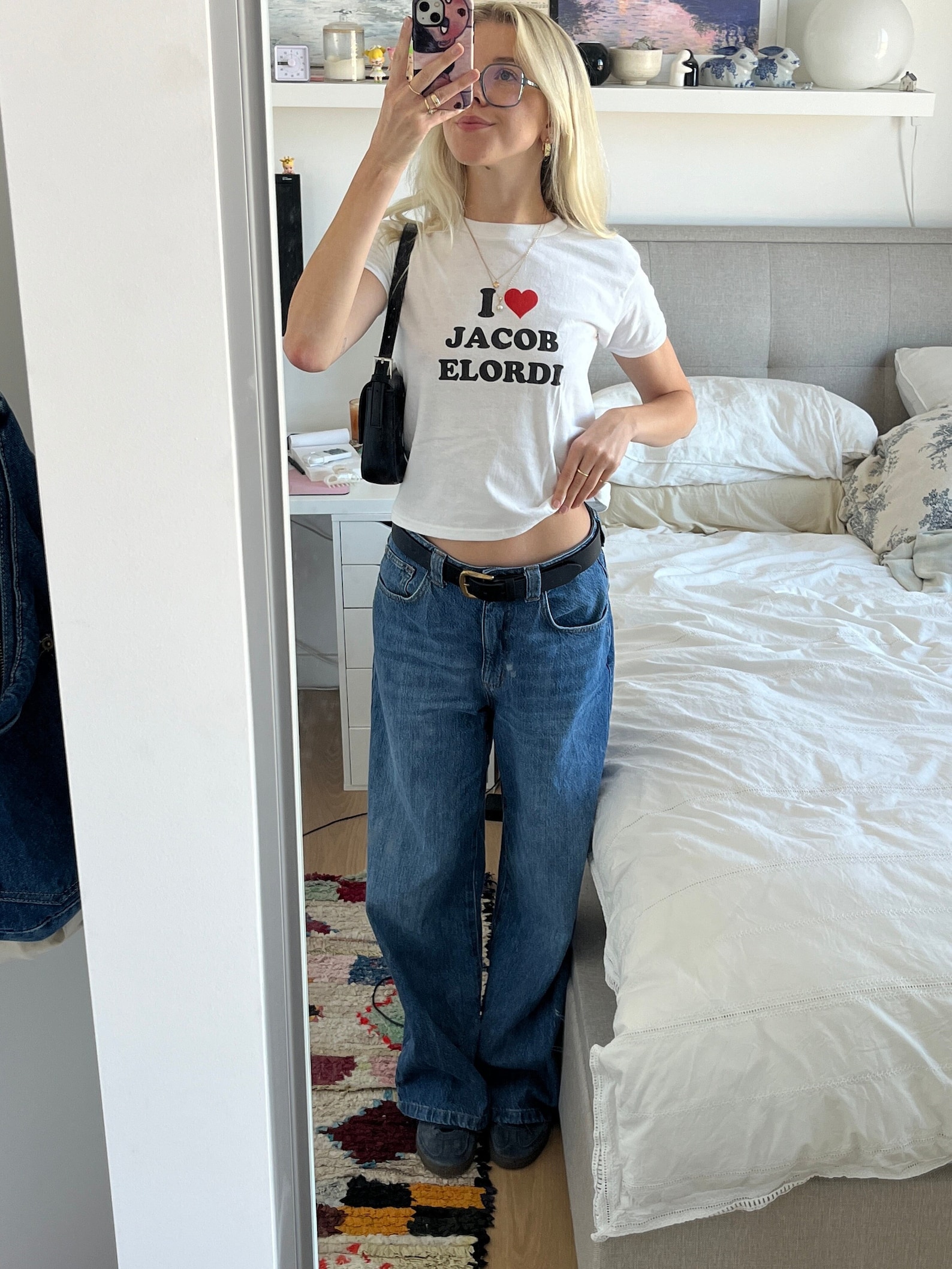 I Heart Jacob Elordi Baby Tee I Love Jacob Elordi Y2k T-shirt Vintage ...