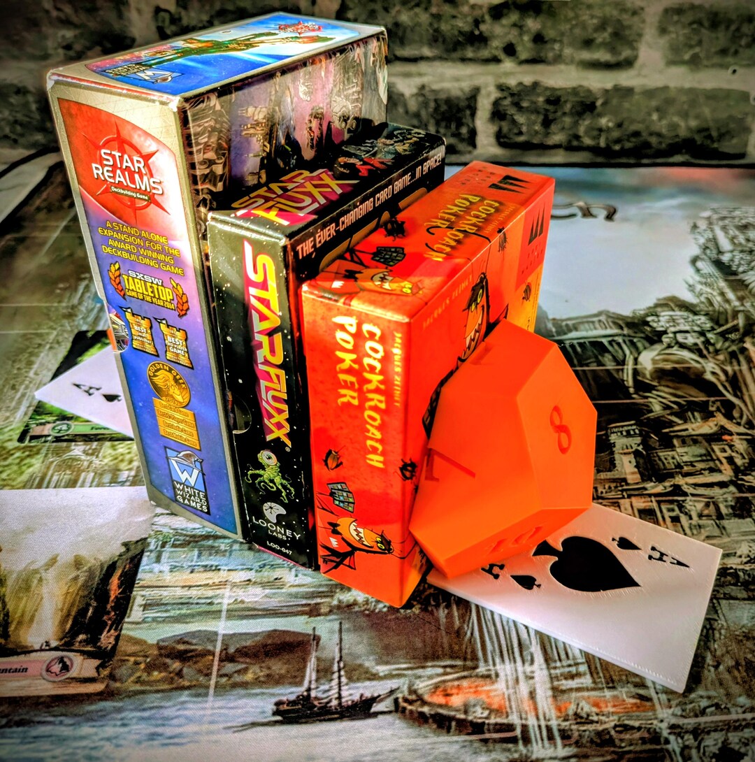 Dice & Ace of Spades Bookend CD End Board Game End. - Etsy