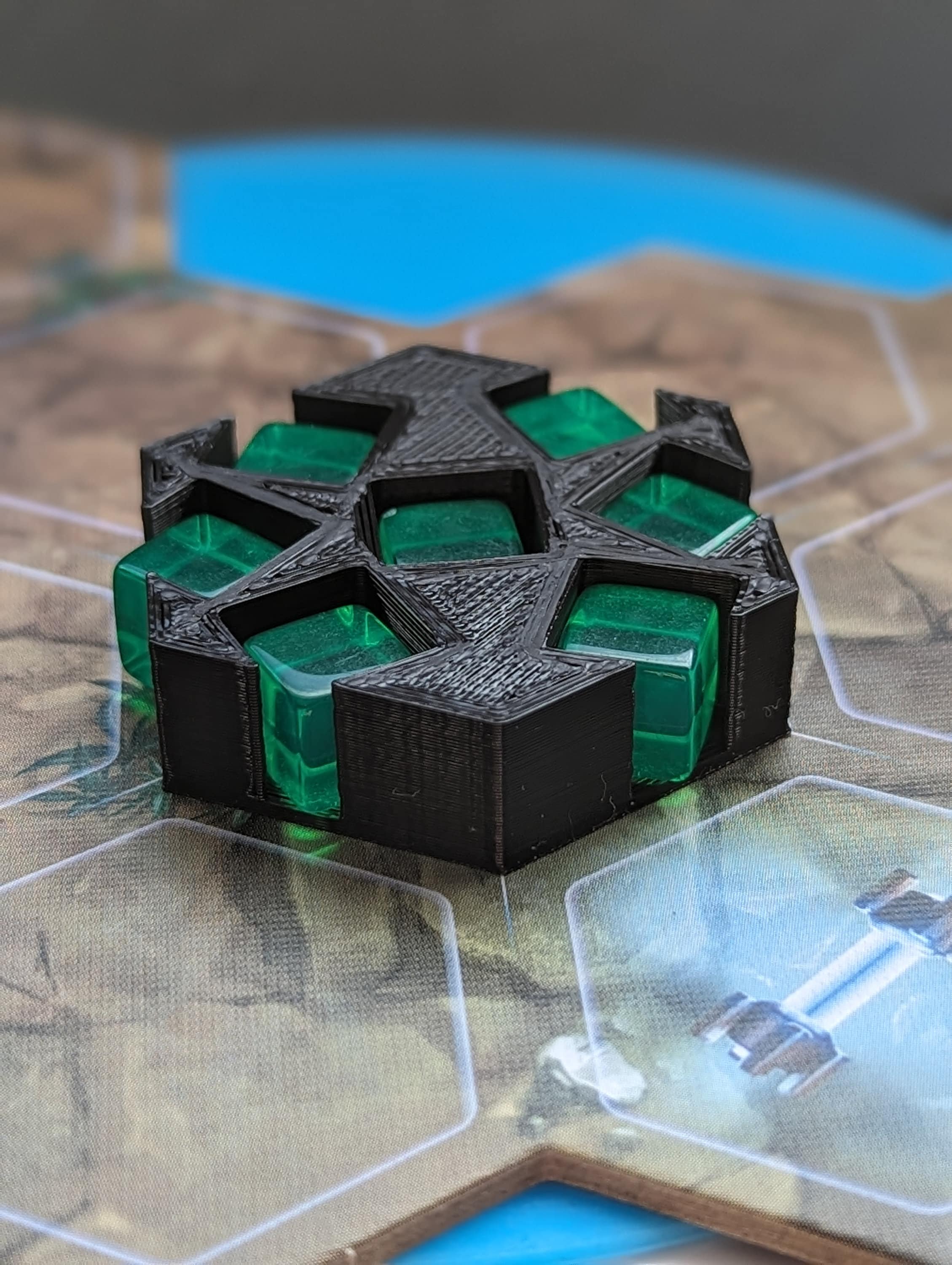 Deep Rock Galactic Board Game: Miniature Health Cube Tracker (set of 6 ...