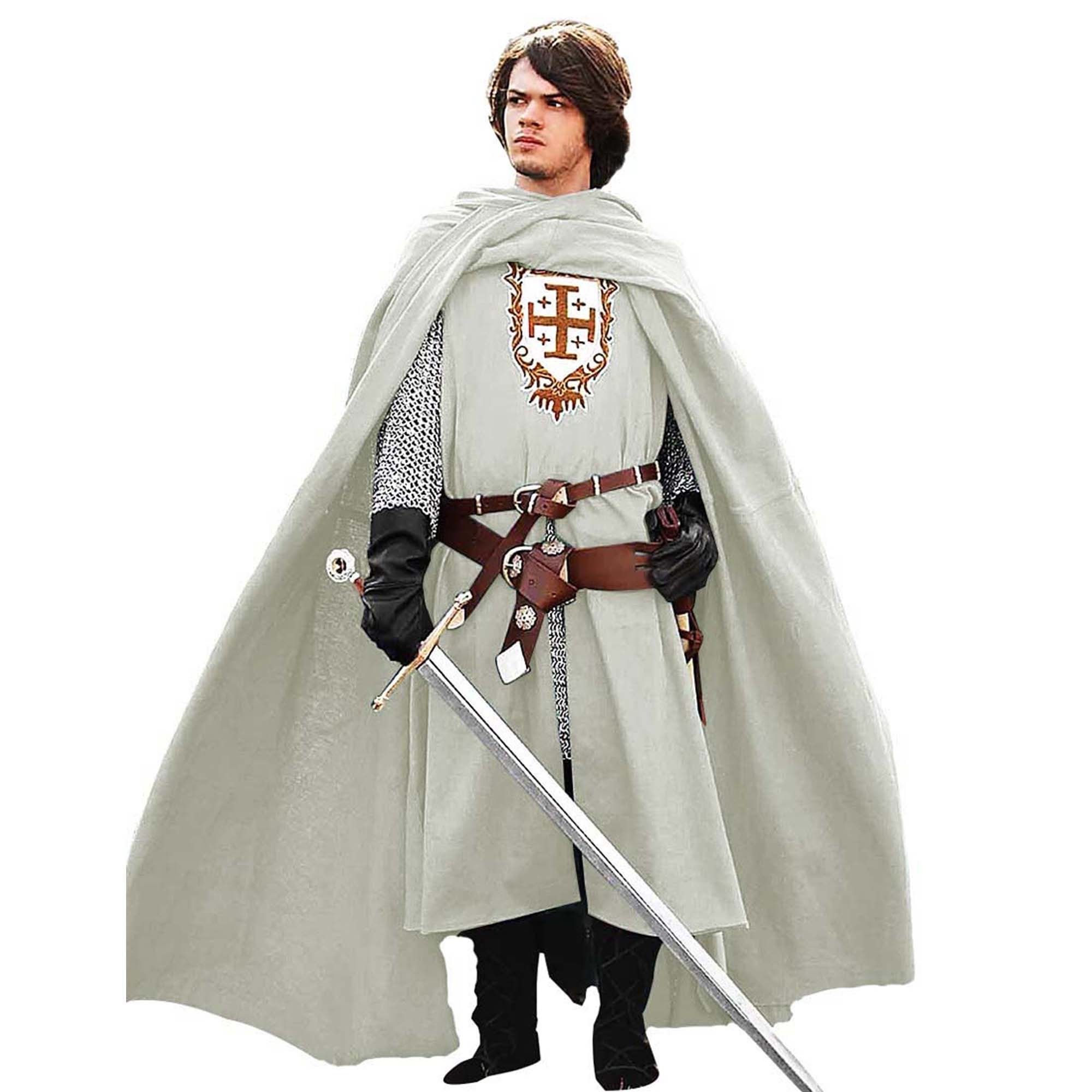 Kingdom Of Heaven Medieval knight Of jerusalem Tunic & Cloak - Etsy ...