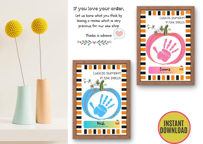 Halloween Handprint Art Bundle, Keepsake Craft (digital Download) - Etsy