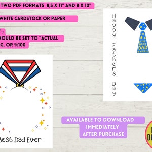 Fathers Day Handprint Craft Bundle, Printable Gift, Fathers Day ...