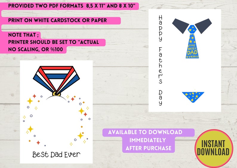 Fathers Day Handprint Craft Bundle, Printable Gift, Fathers Day ...