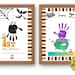 Halloween Handprint Art Bundle, Keepsake Craft (digital Download) - Etsy