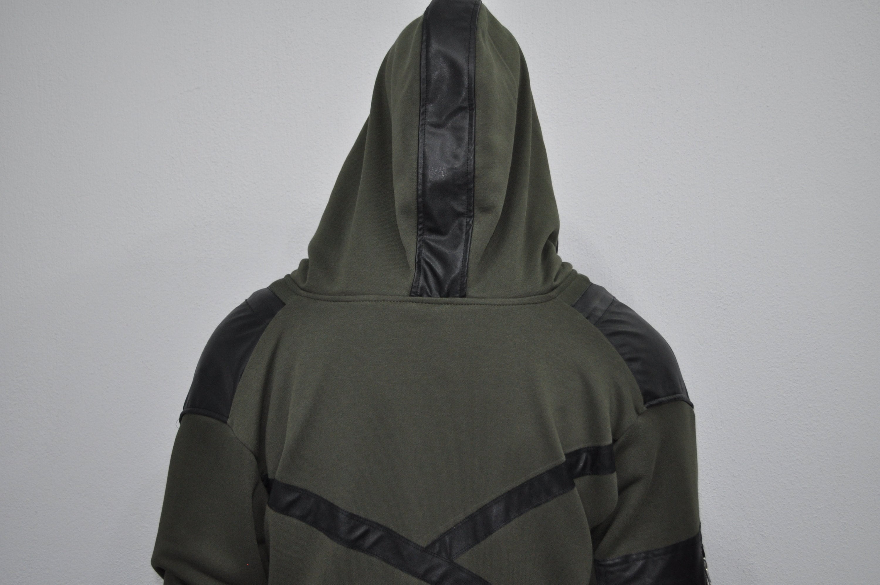 XS-8XL Leather Trim Creed Giant Hood Asymetrical Dust Shawl - Etsy