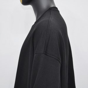 XS-8XL Crew Neck Extra Long Mega Oversize Pullover, Essentials Long Sleeve Sweatshirt Tunic,goth ...