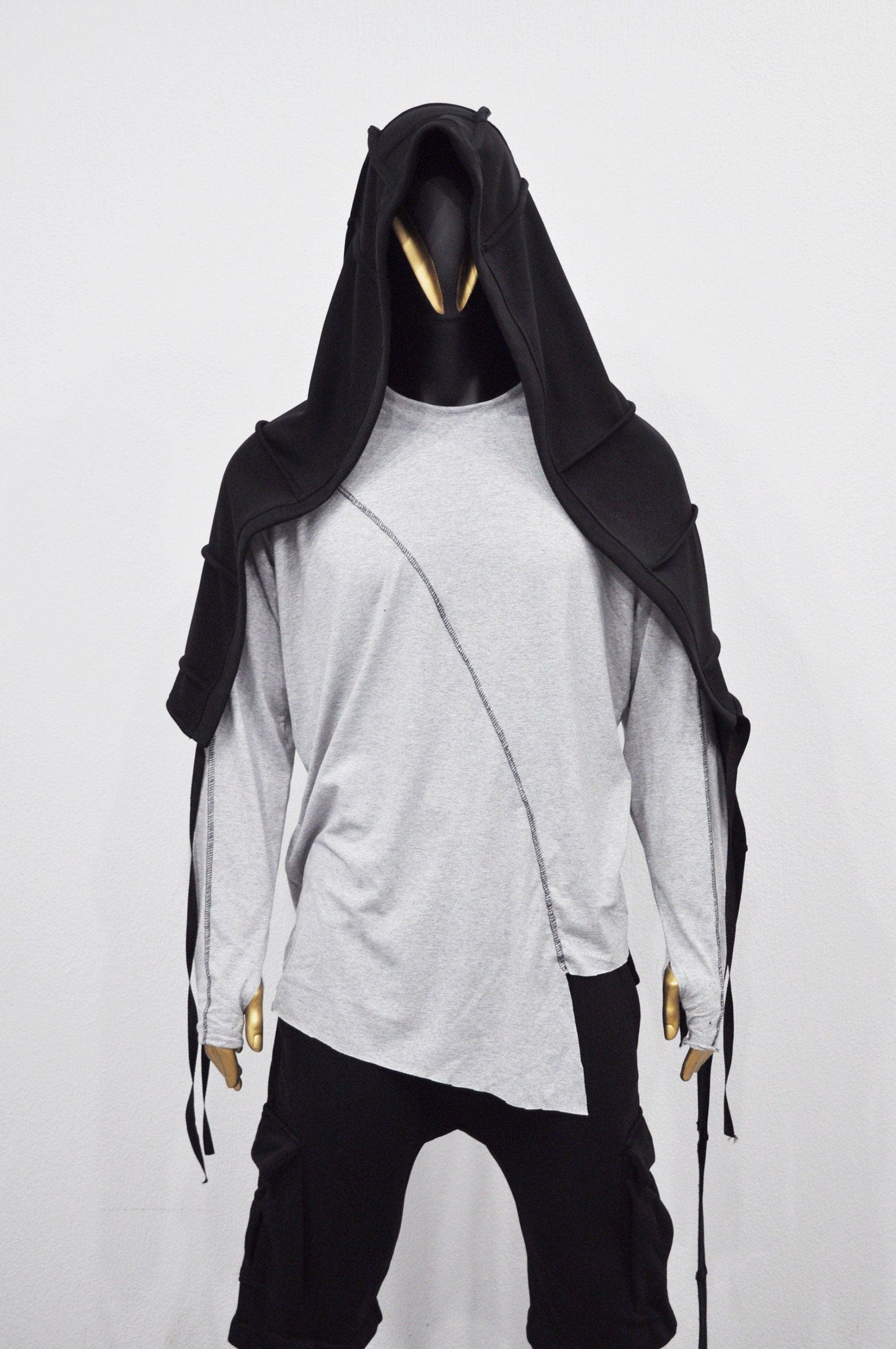 Adult Extra LONG Deconstructed Scarf,cowl Shawl Hooded,wrap Giant Hood ...