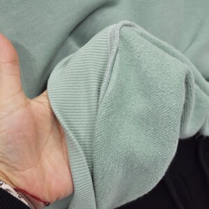 XS-8XL Crew Neck Extra Long Mega Oversize Pullover, Essentials Long Sleeve Sweatshirt Tunic,goth ...