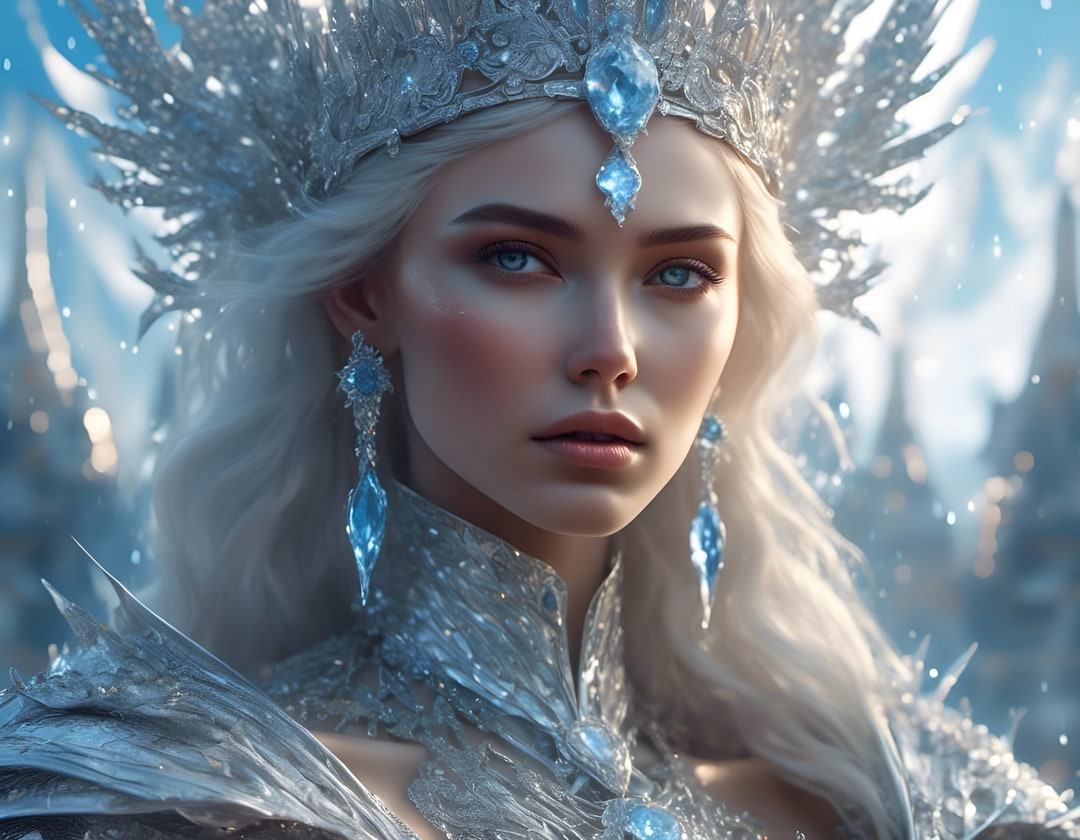Fae Snow Queen Healing slow It Down - Etsy