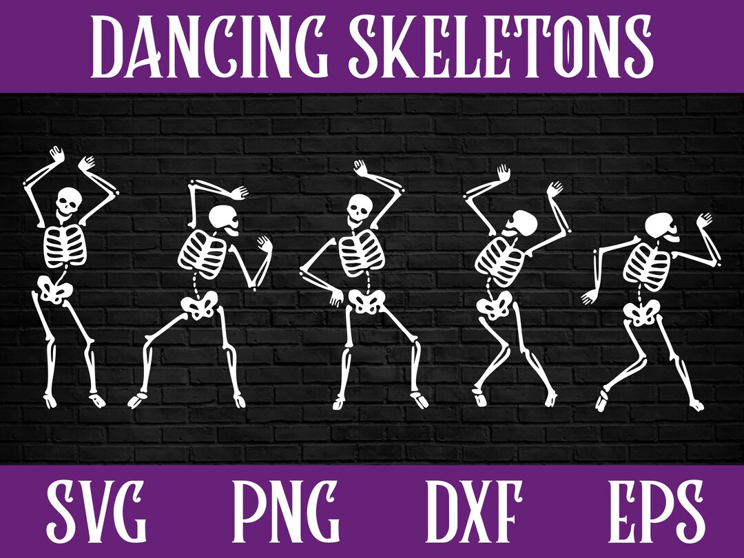 Dancing Skeleton Svg, Skeleton Svg, Halloween Svg, Funny Halloween Svg ...