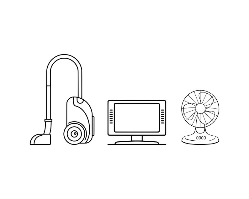 Household Appliances SVG Bundle - Etsy