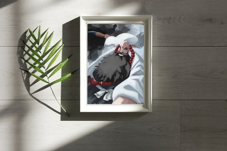 Printable Decor Anime Art Digital File Ichibei Bleach Poster Aesthetic ...