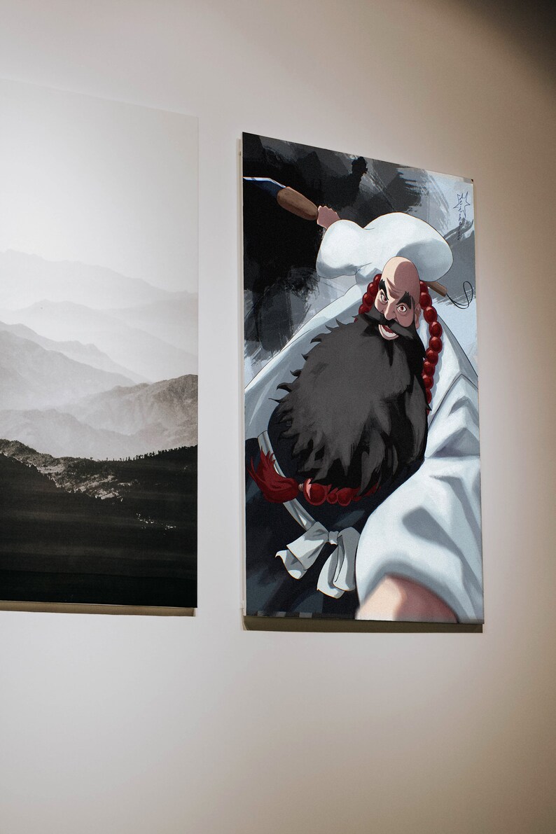 Printable Decor Anime Art Digital File Ichibei Bleach Poster Aesthetic ...