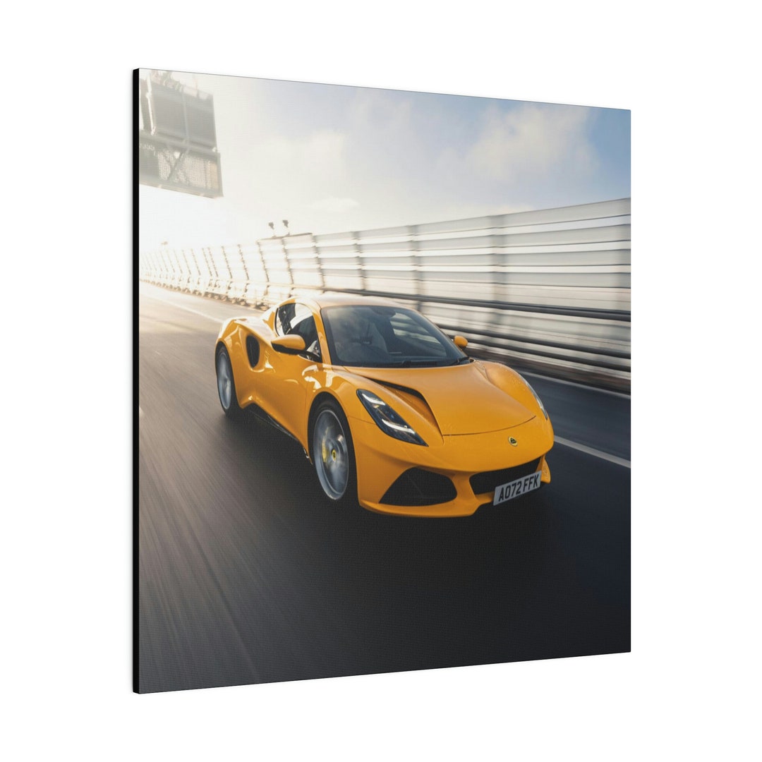 Yellow LOTUS EMIRA - Matte Canvas, Stretched, 0.75" - Multiple Sizes - Etsy