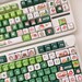 Green Little Hedgehog PBT Five-sided Sublimation Keycaps Foa/cherry ...