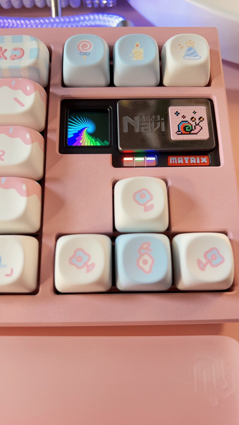 Prebuild Fully Assembled Matrix Navi70 Pink Pastel Blue Cake Cute ...