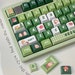 Green Little Hedgehog PBT Five-sided Sublimation Keycaps Foa/cherry ...