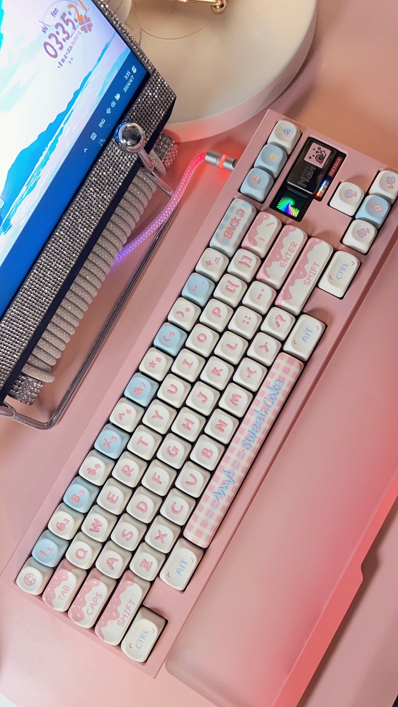 Prebuild Fully Assembled Matrix Navi70 Pink Pastel Blue Cake Cute ...