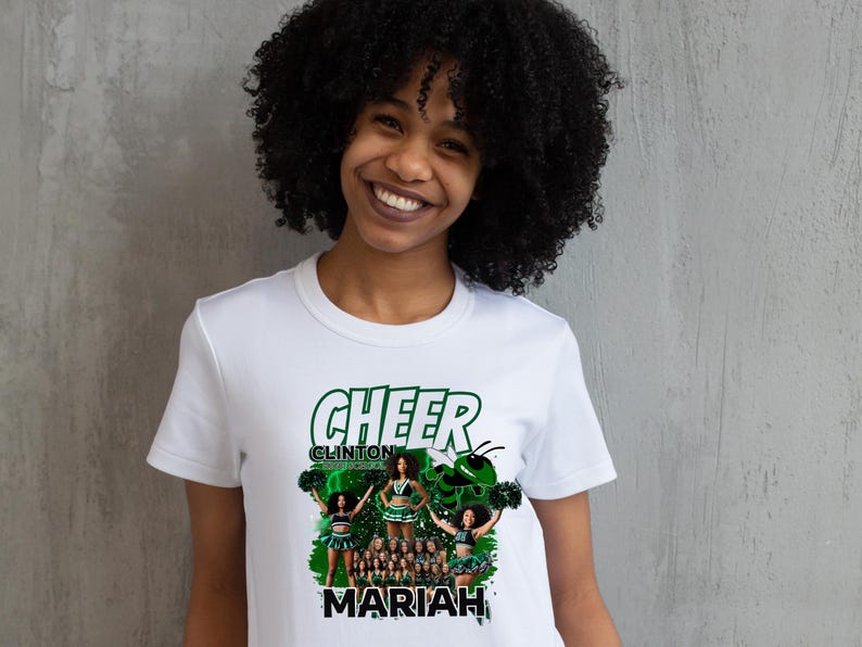 Custom Cheer Team T-shirt Design | Canva Template | Personalized High ...