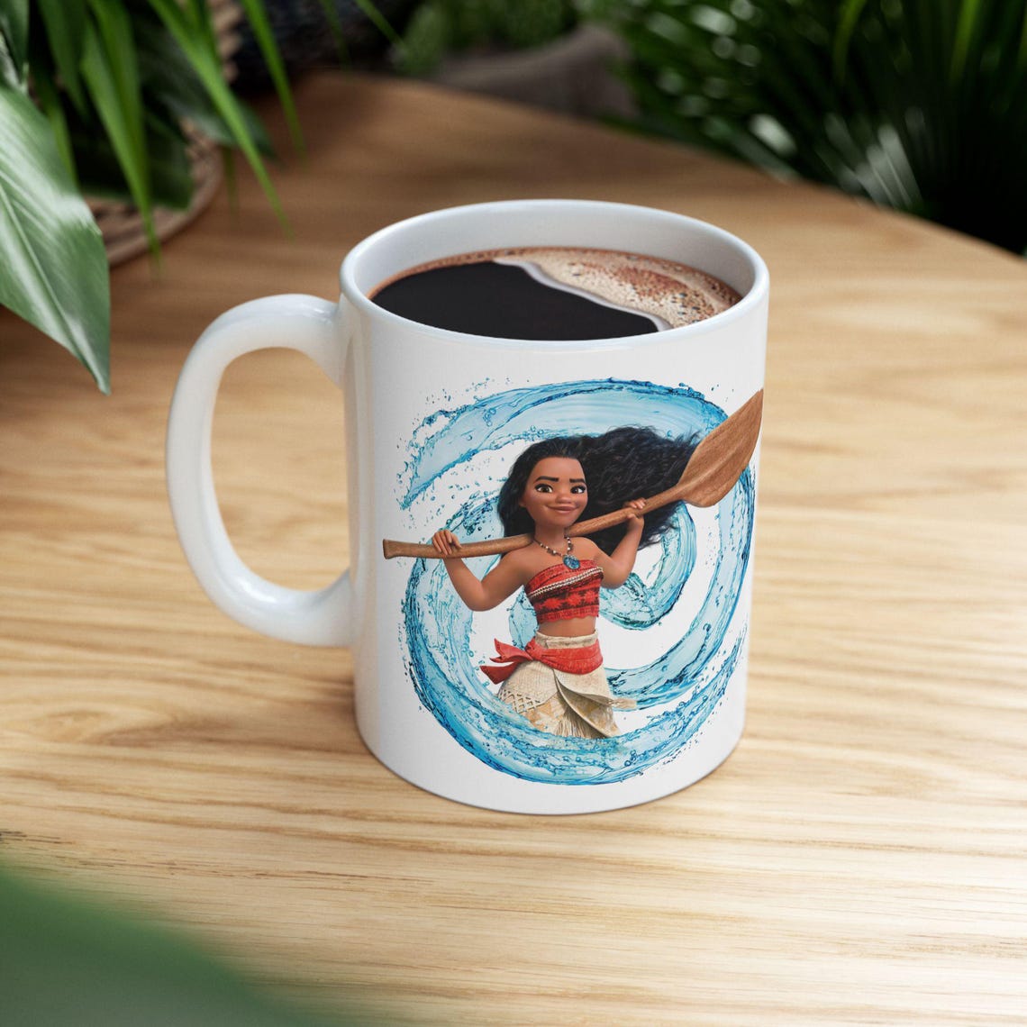 Moana Inspired Ceramic Mug, Disney Character, Disney Princess, Disney ...