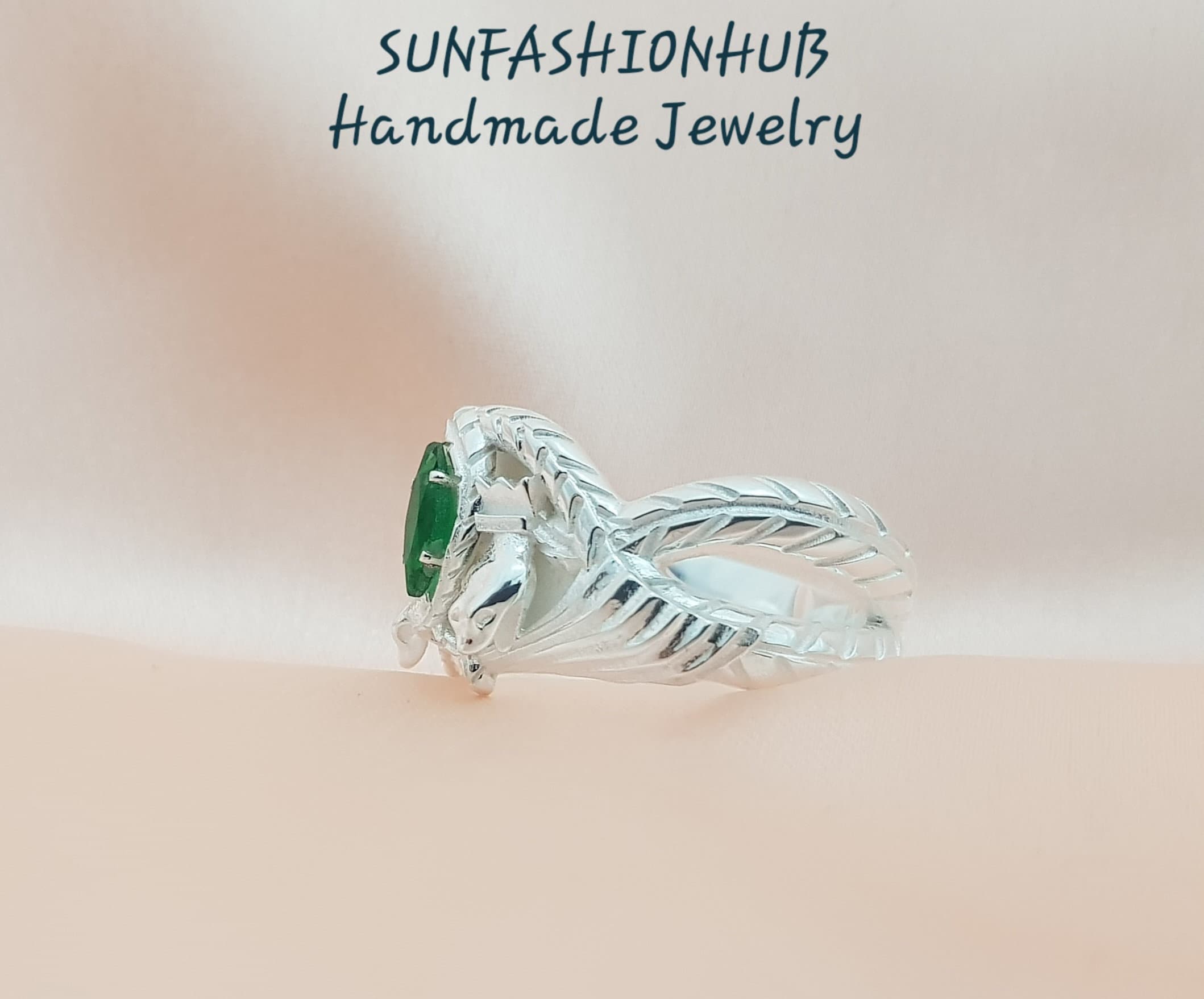 Aragorn Ring, Ring of Barahir, King Elessar Ring Sterling Silver ...