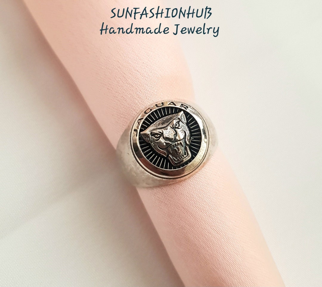 Jaguar Ring, Black Panther Ring, Jaguar Black Panther Ring, Jaguar Logo ...