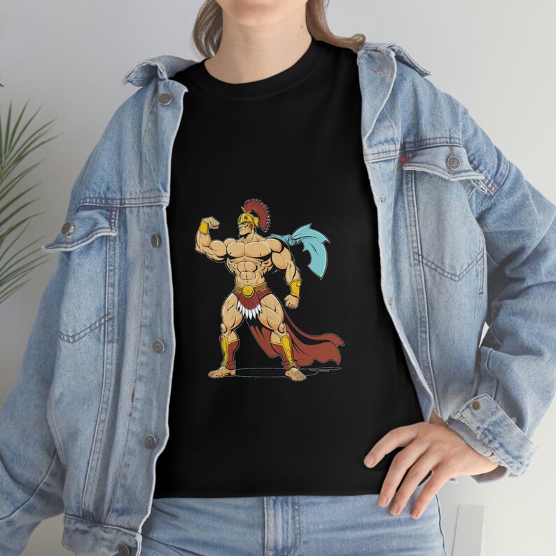 Stoic Roman Bodybuilder Spartan Strong Weightlifting - Etsy