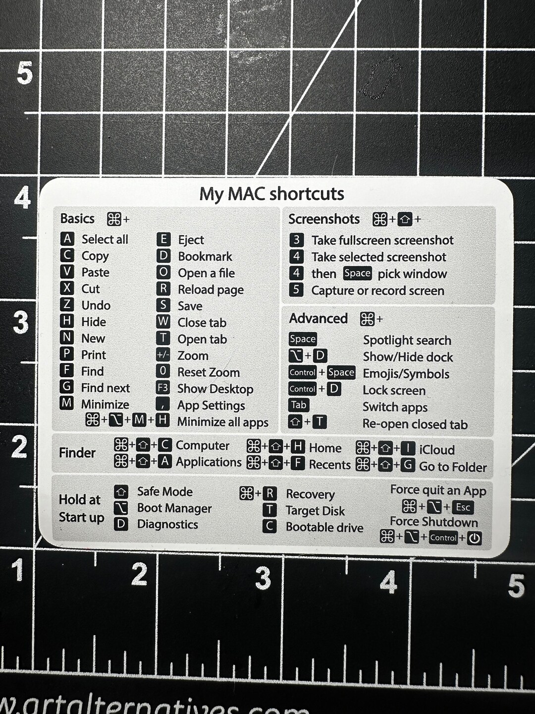 Mac Shortcut Sticker - Etsy