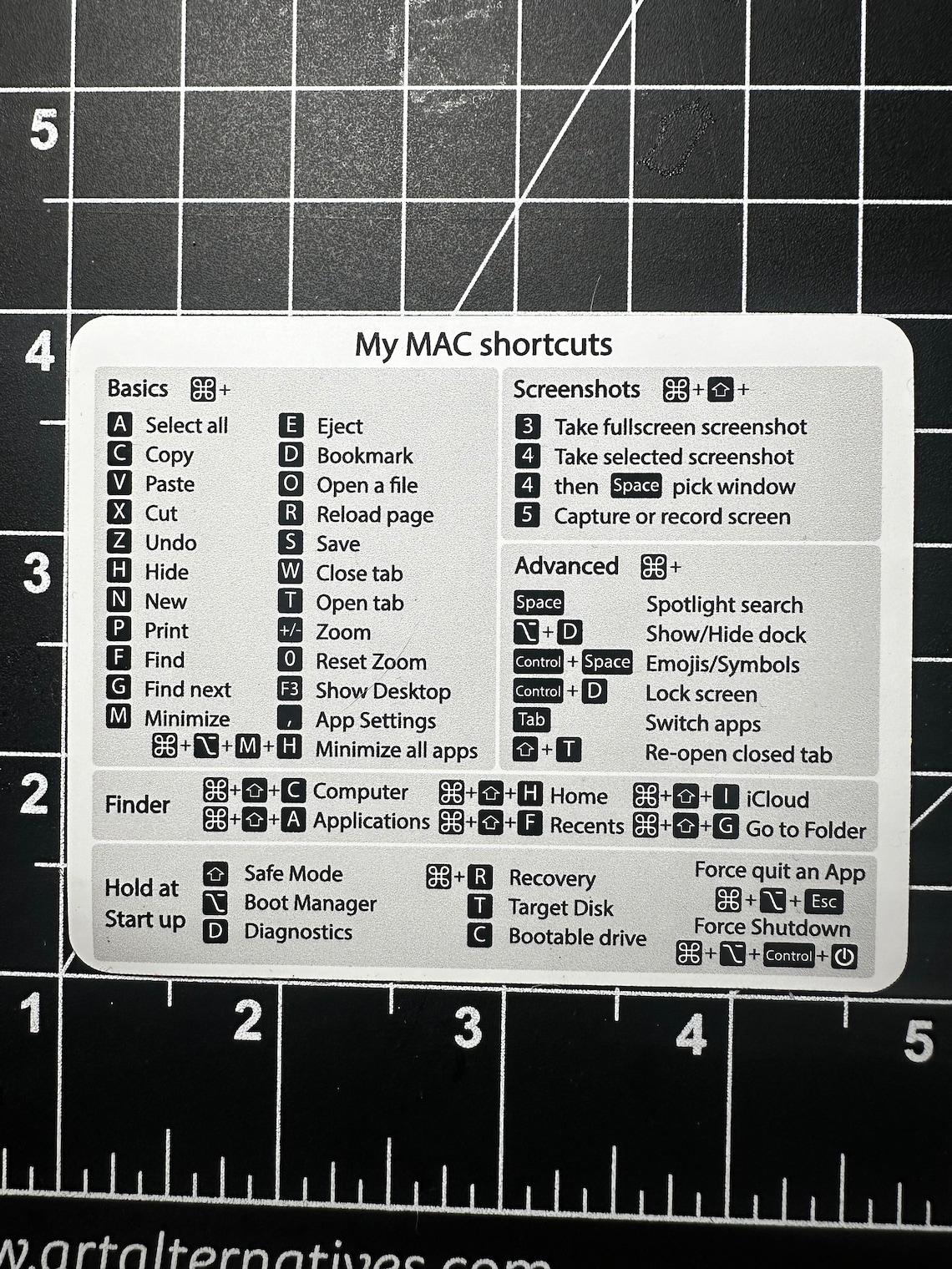 Mac Shortcut Sticker - Etsy