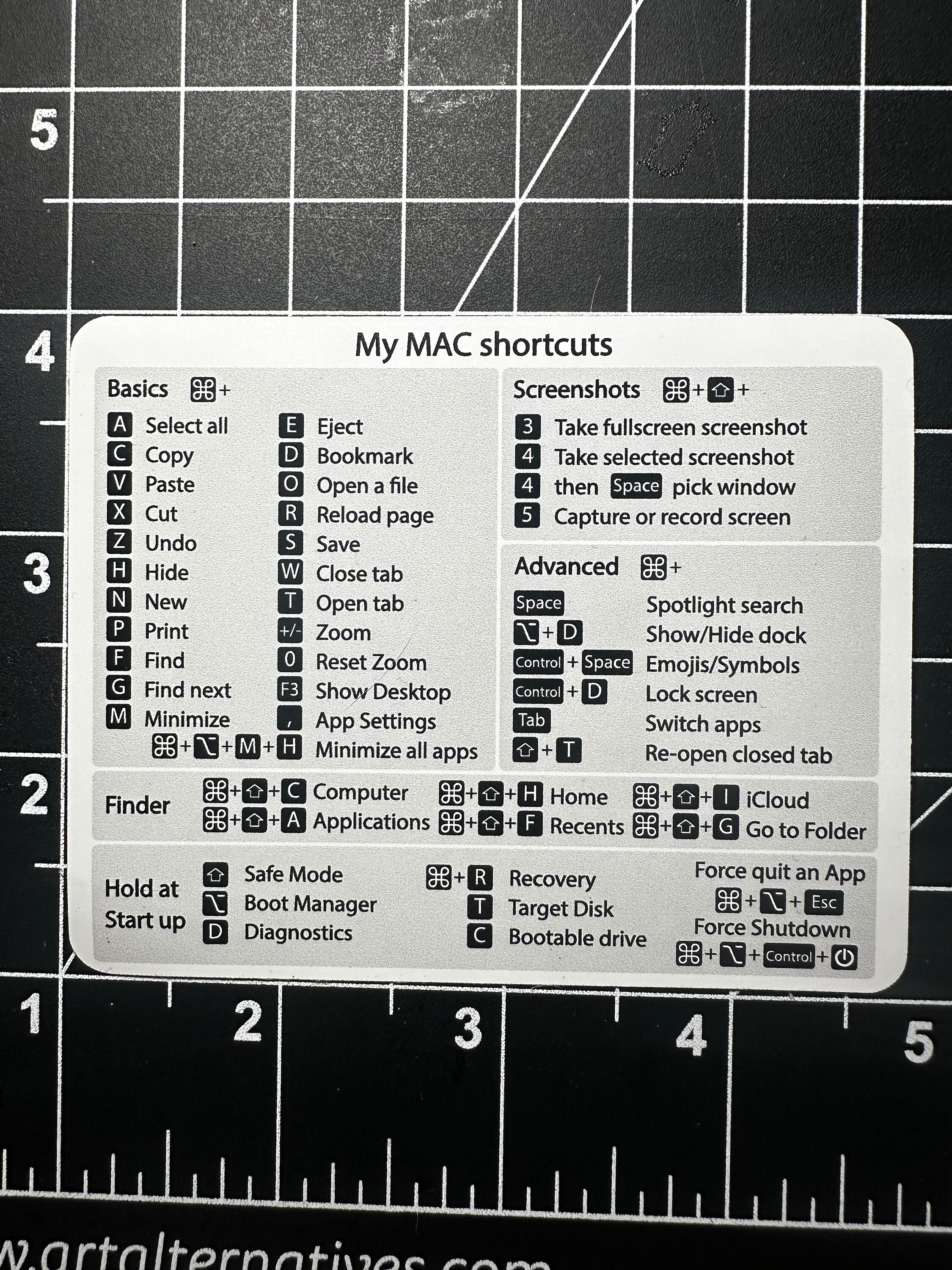 Mac Shortcut Sticker - Etsy