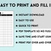 Printable Table Waiting List, Restaurant Table Waiting Form, Restaurant ...