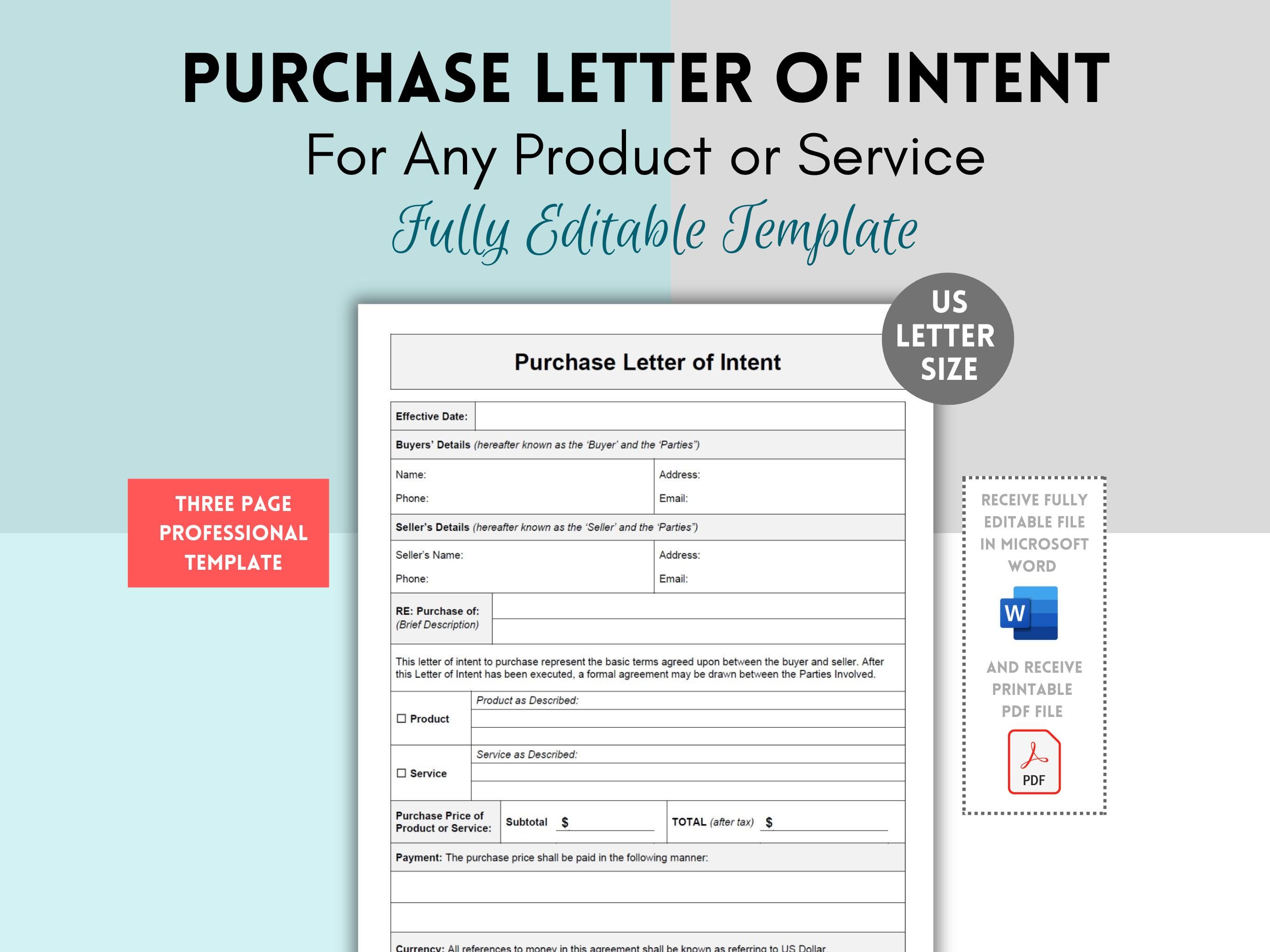 Letter Of Intent Agreement Template Letter Of Intent To Continue