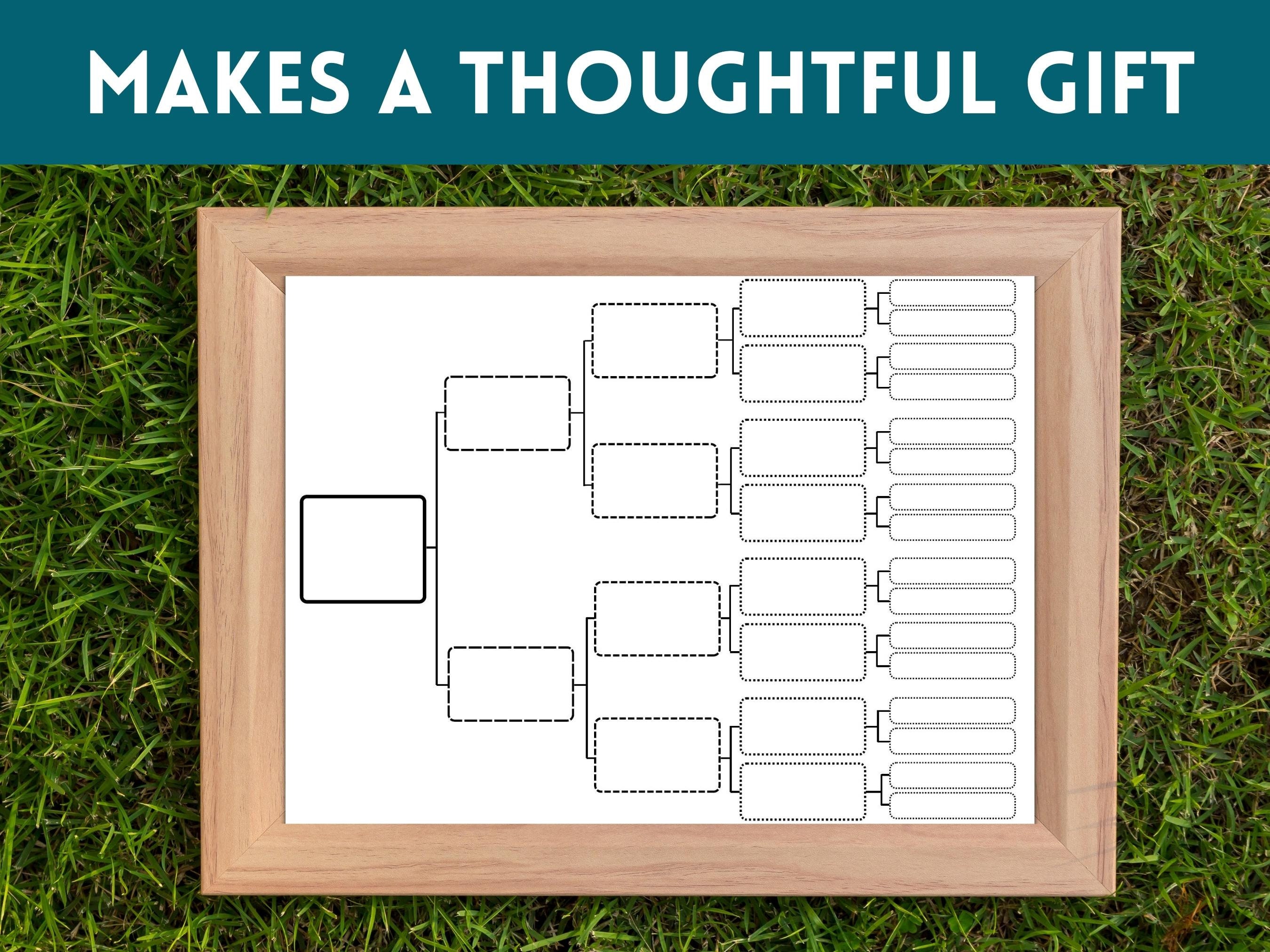 Blank Family Tree Chart Template Family History Pedigree - Etsy Australia