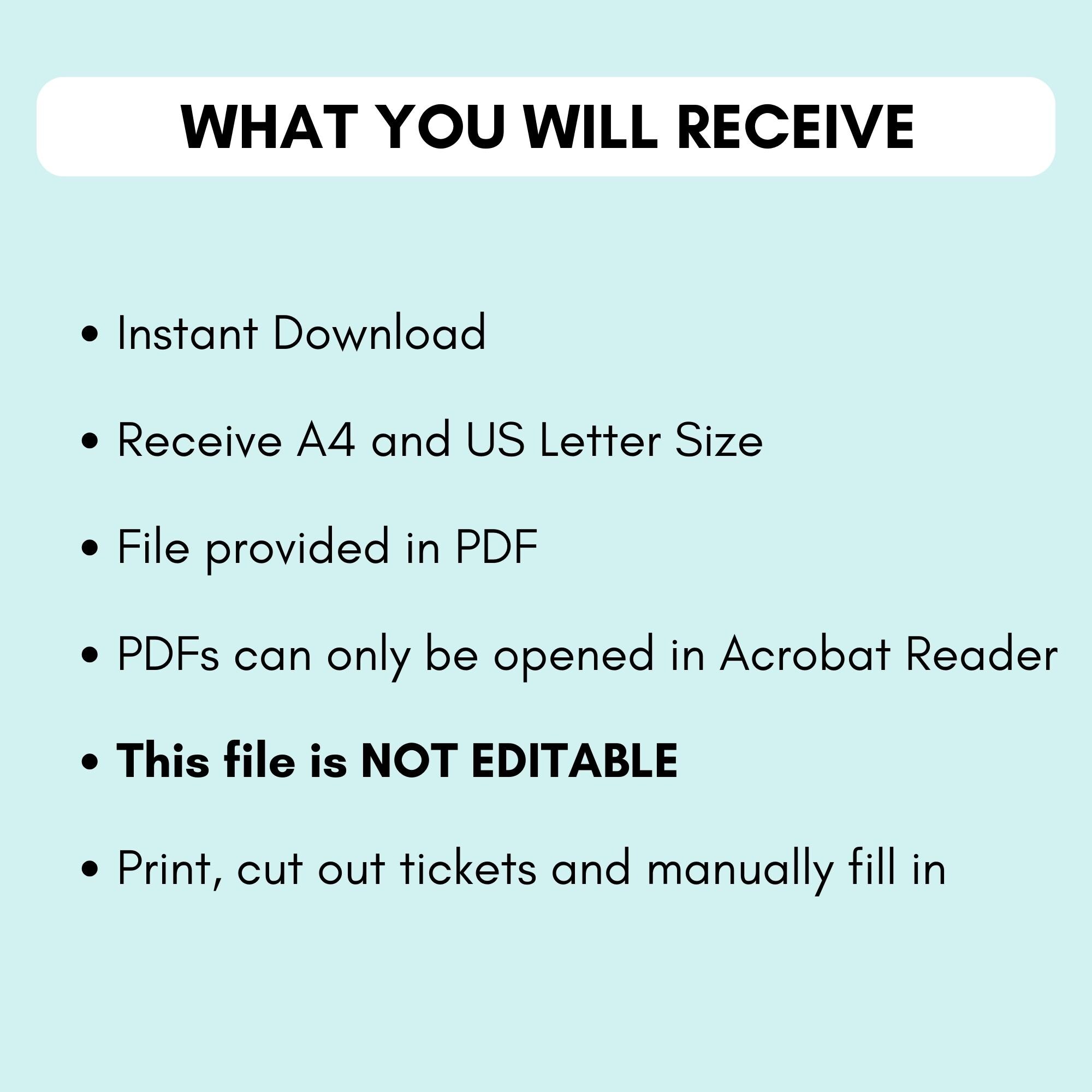 Printable Pink Raffle Ticket, Enter to Win Ticket Template, Raffle Card ...