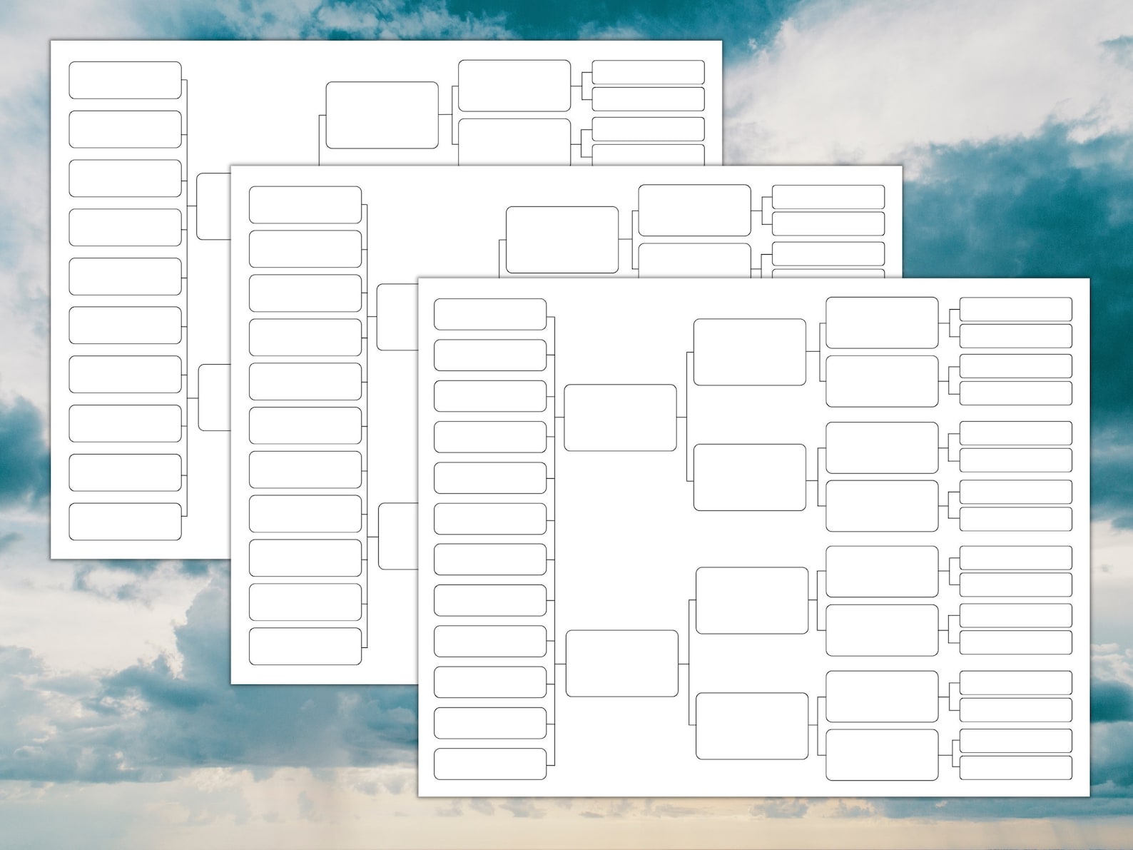 Blank Family Tree Chart Template, Family History, Pedigree Chart ...