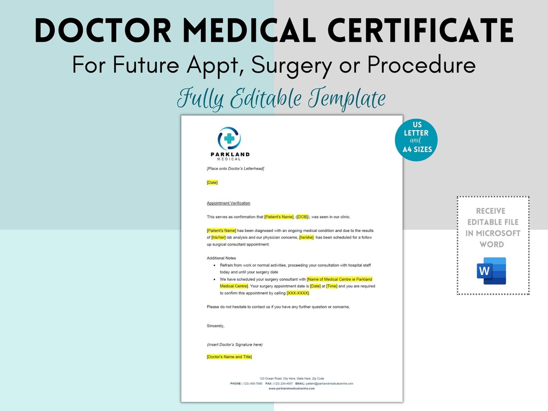 Atestado médico, carta médica, atestado médico, carta médica de ...