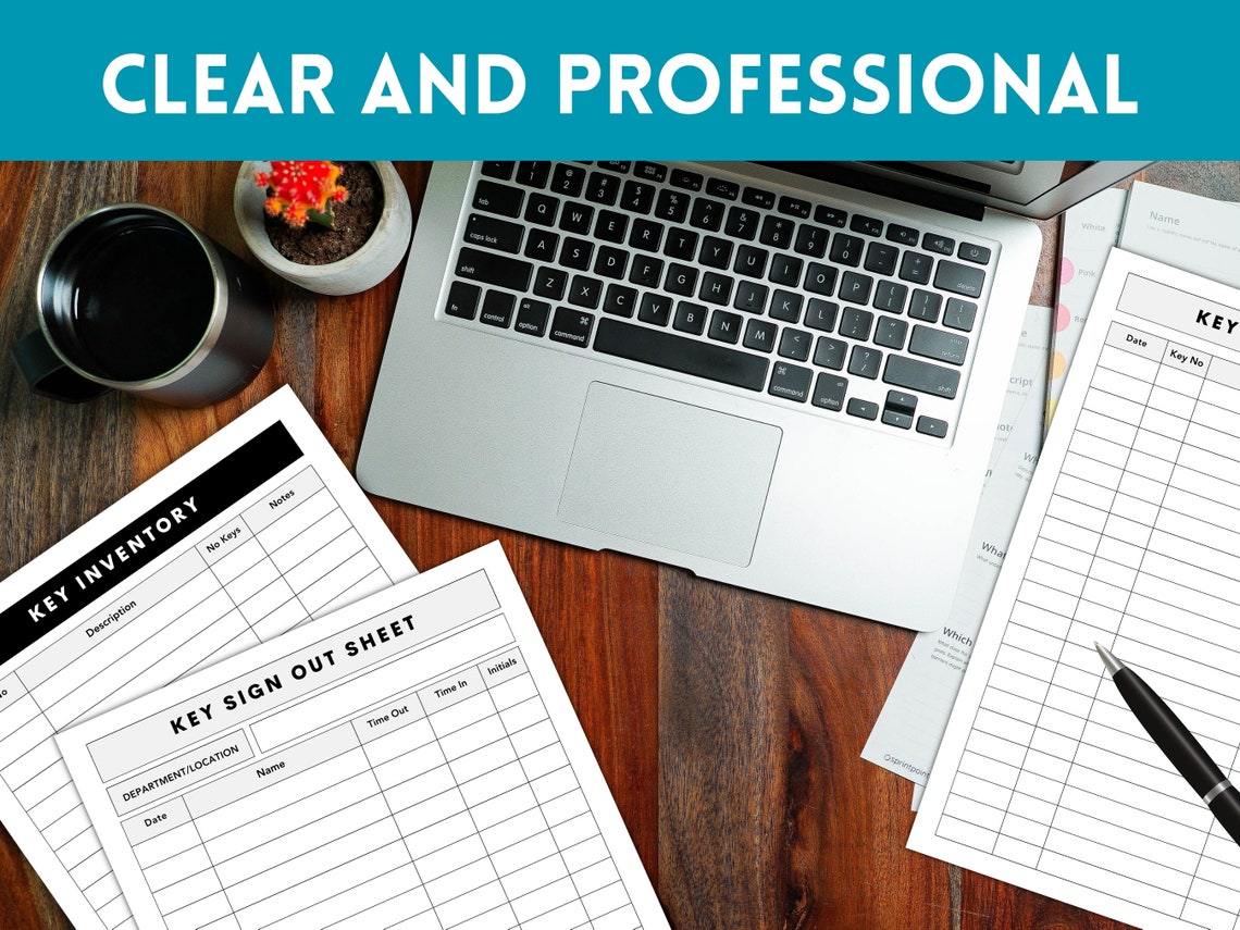 Key Sign Out Sheet, Key Signature List, Contact List, Sign in Out Form ...