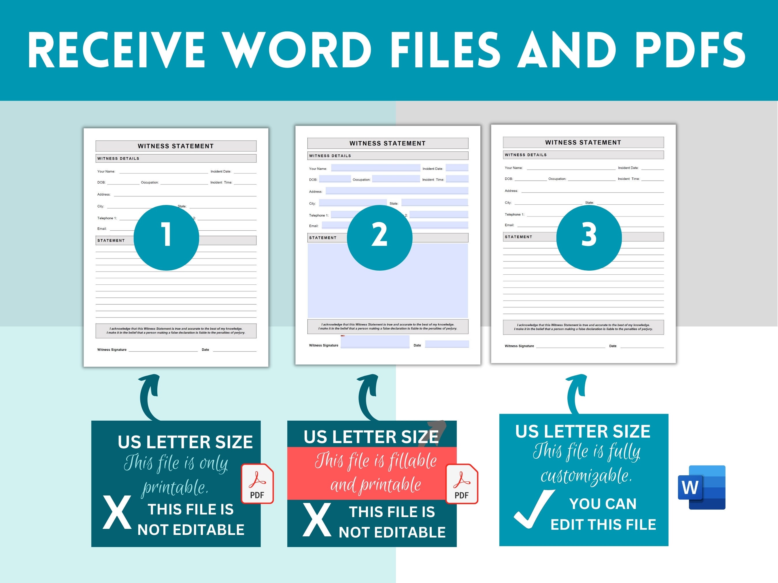 Witness Statement Template, Written Evidence to Help Resolve Dispute ...