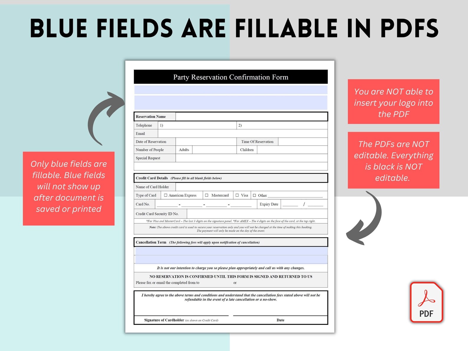 Editable Table Reservation List, Restaurant Table Reservation Form ...