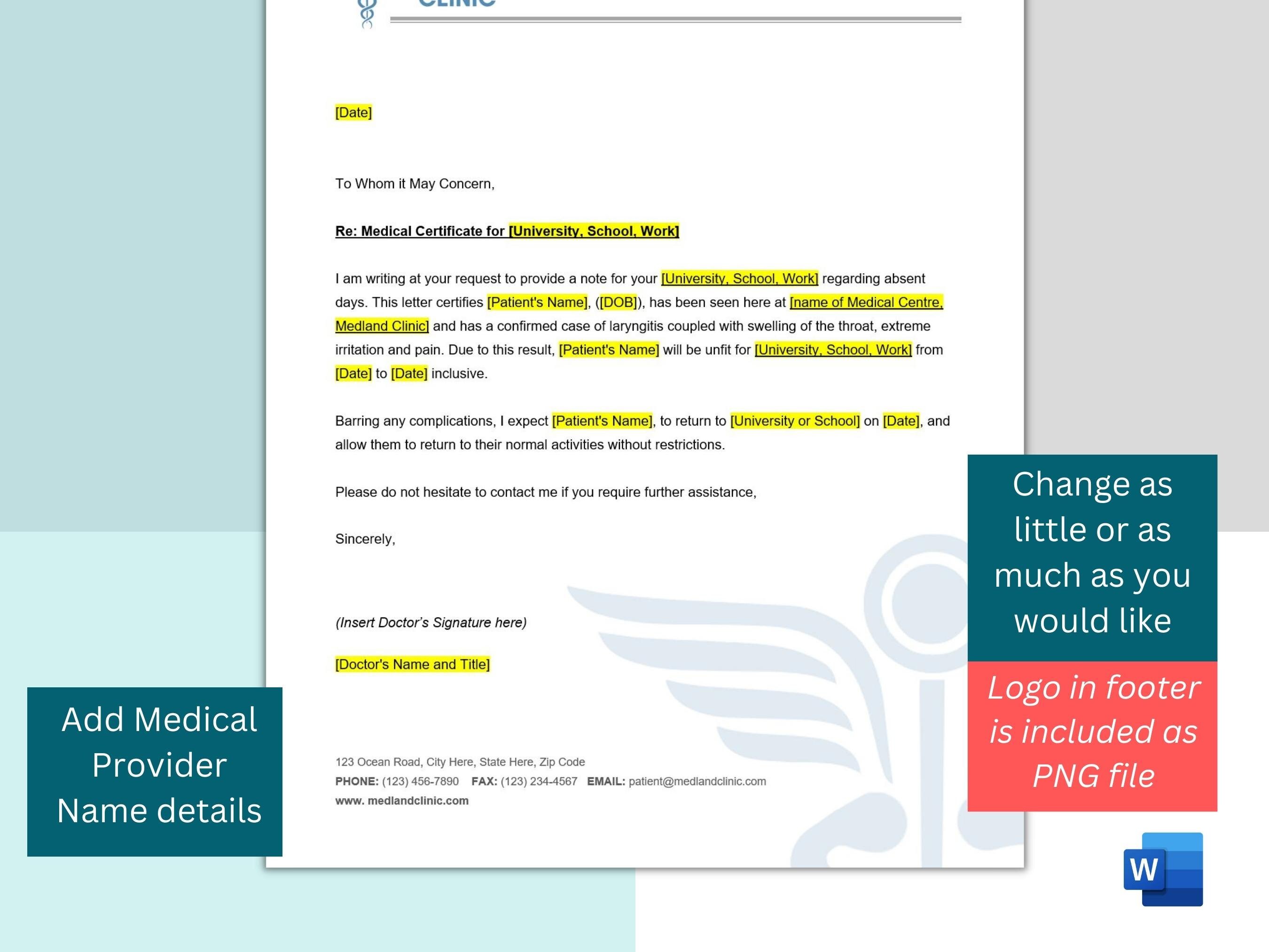 Labyrinthitis Medical Excuse Note