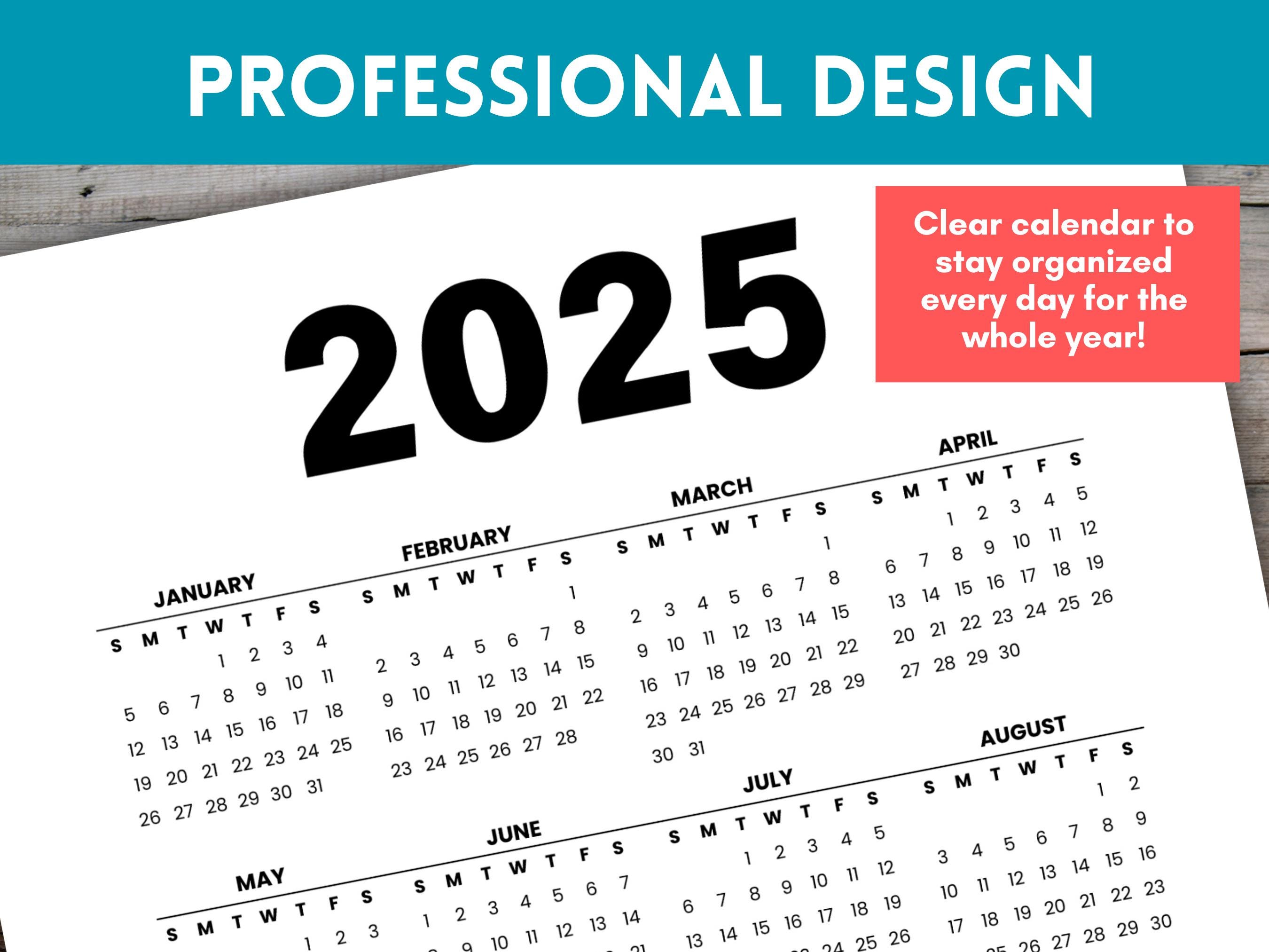 2025 Calendar PNG, 2025 Calendar JPG, Calendar 2025, Transparent ...