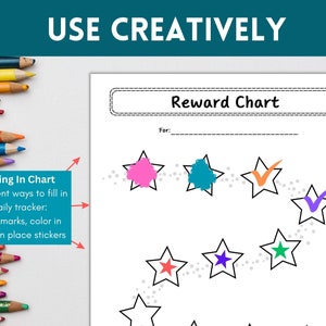 Reward Chart, Toddler Reward Chart, Reward Chart Printable, Kids ...