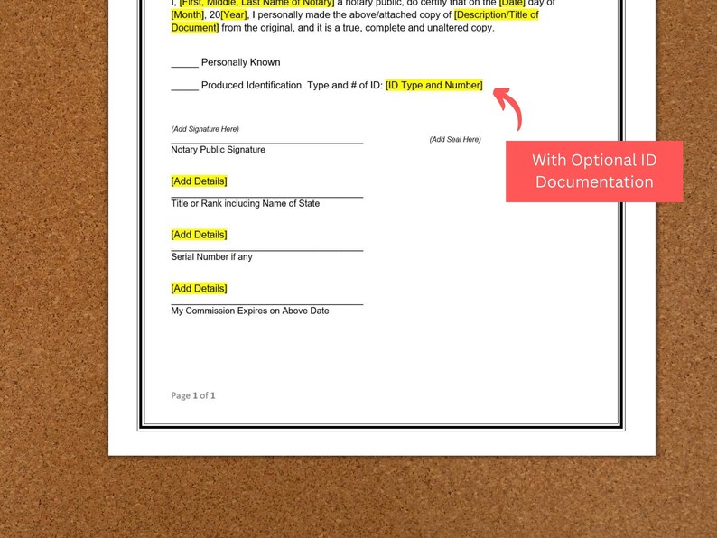 Certification Notary Acknowledgement Form, Notary Acknowledgement ...