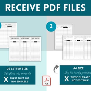 Cash Tracker Inserts Printable, Cash Tracker for Envelopes, Cash ...