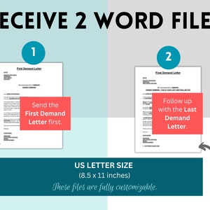 Demand Letter, Demand Letter Template, Letter of Demand, Debt ...